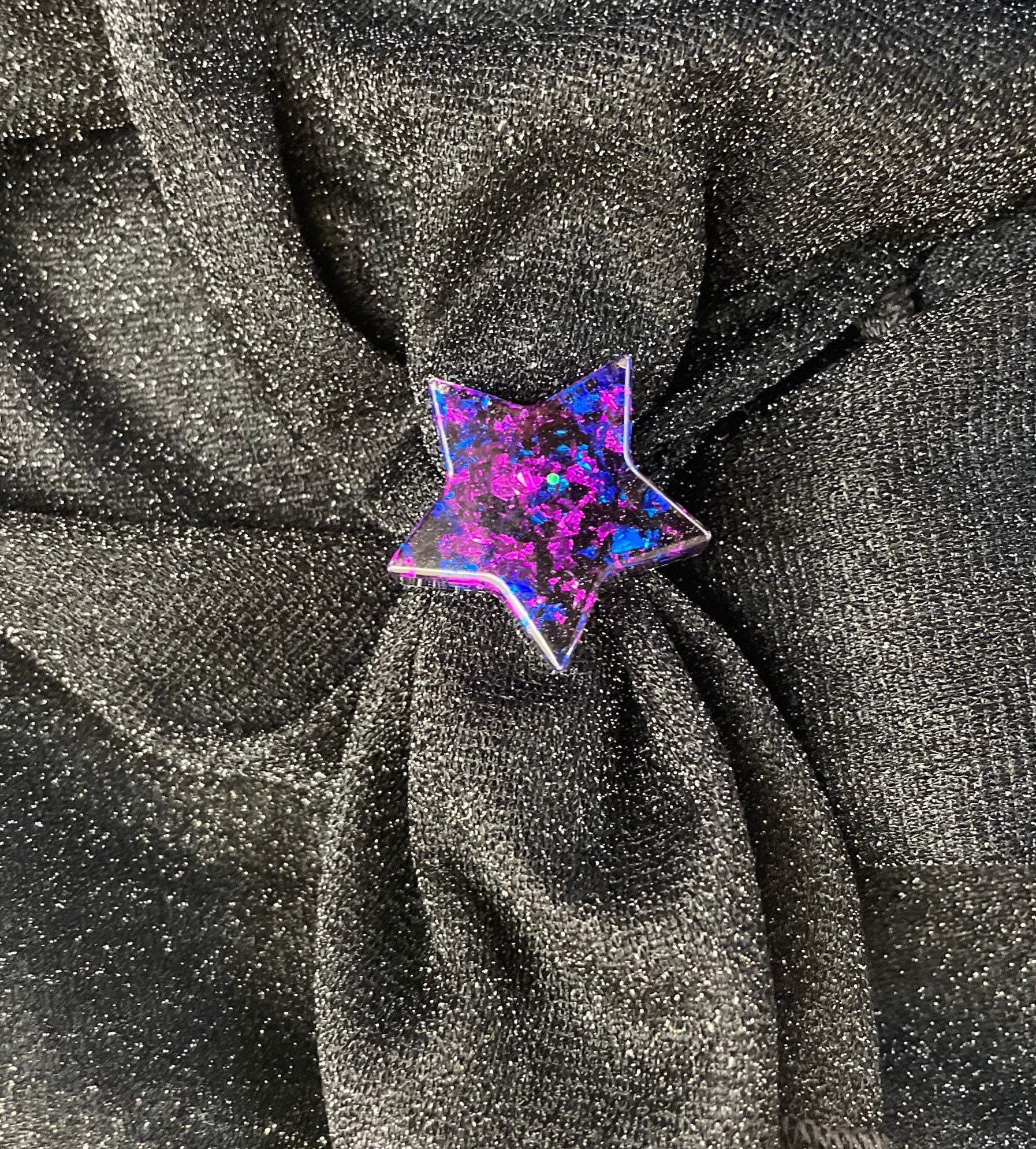 Chunky Resin Star Rings - Etsy