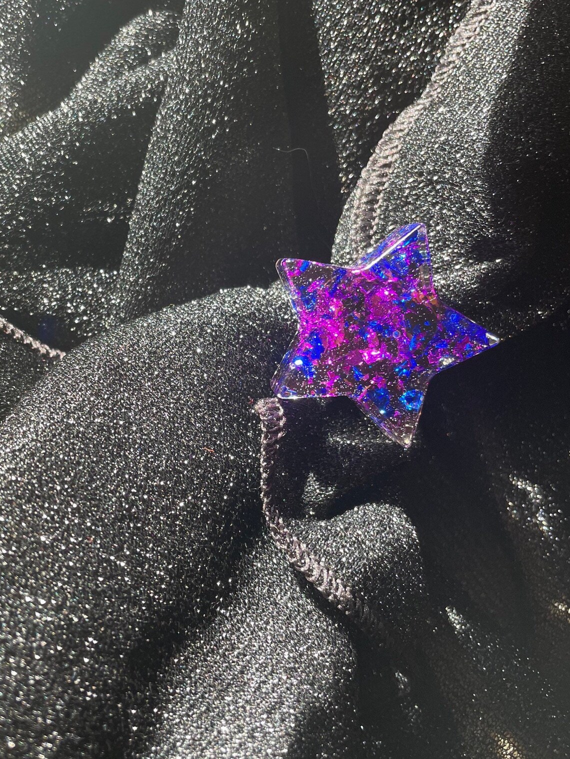 Chunky Resin Star Rings - Etsy