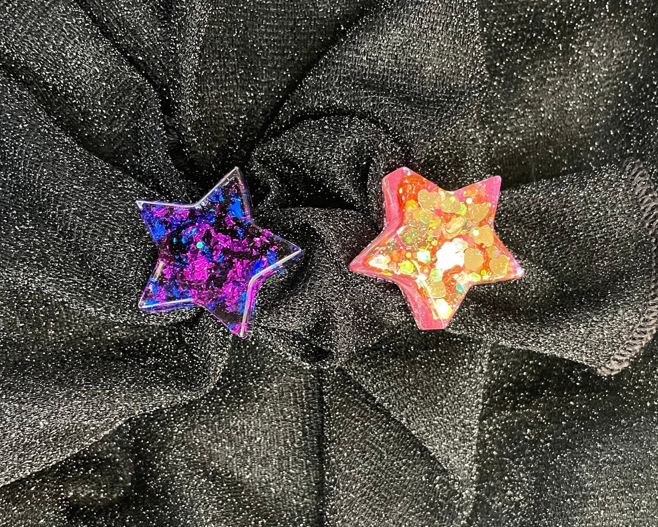 Chunky Resin Star Rings - Etsy
