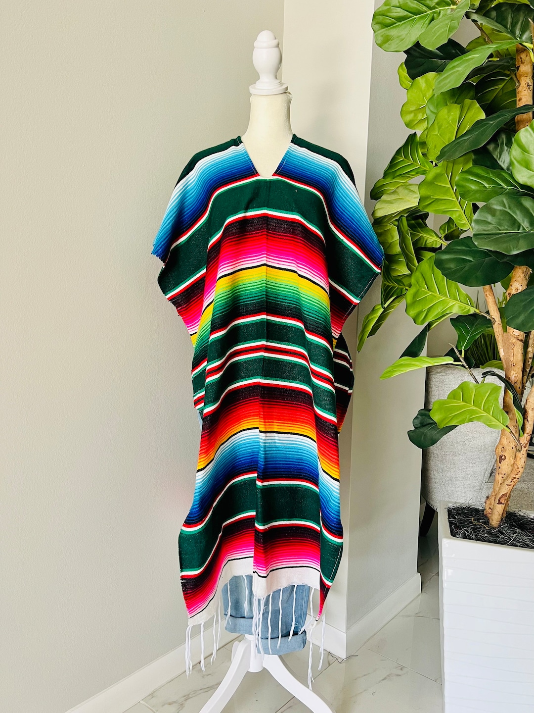 Gaban Artesanal Mexicano “zarape”/gaban Hecho En Mexico/zarape - Etsy