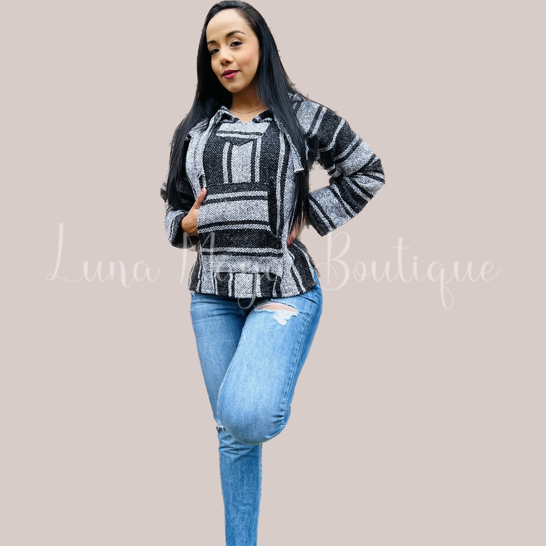 Poncho Artesanal Mexicano Unisex/poncho Hecho En Mexico/unisex Poncho ...