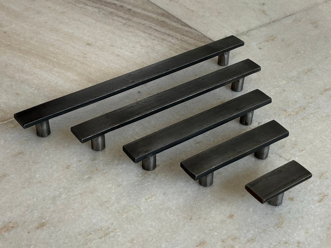 Iron Handles, Kitchen Cabinet Handles, Wardrobe Handles, Black Iron ...