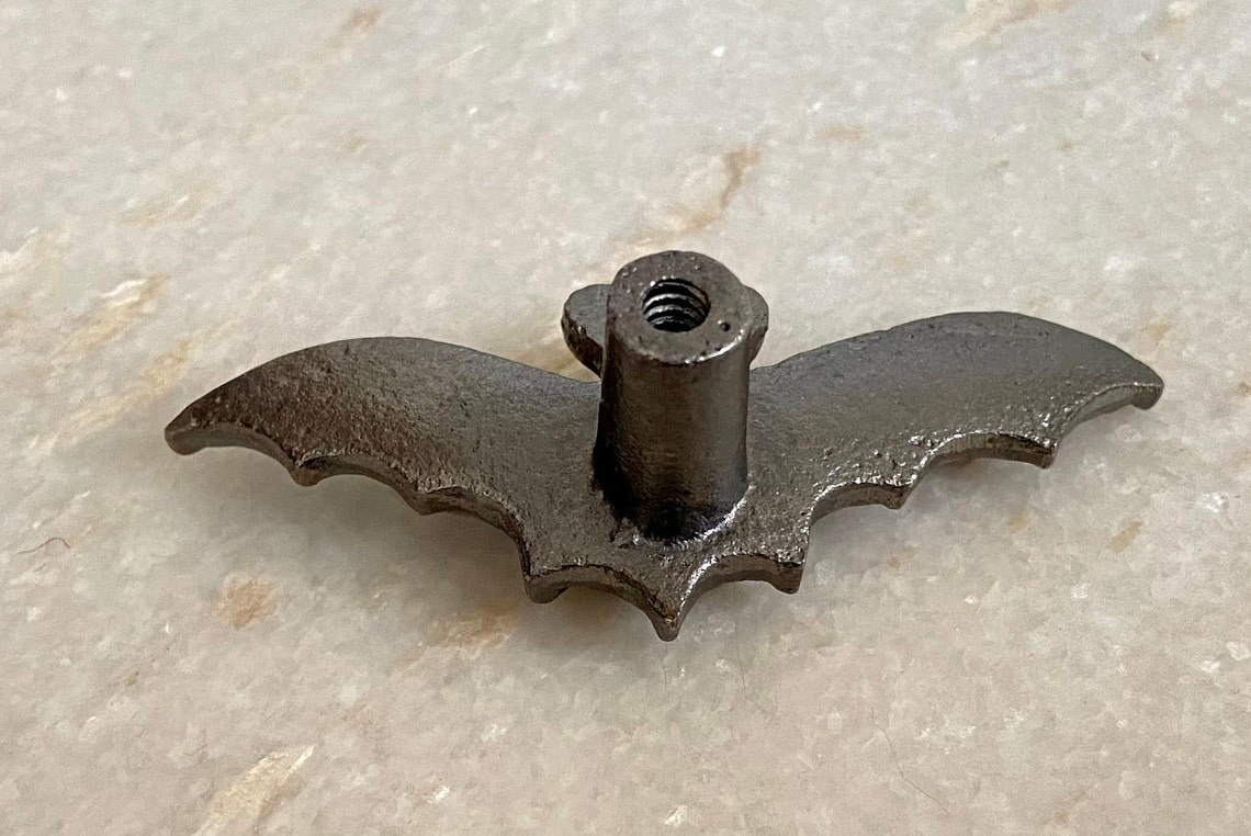 Cast Iron Bat Knob Kitchen Cabinet Knobs Wardrobe Knobs | Etsy
