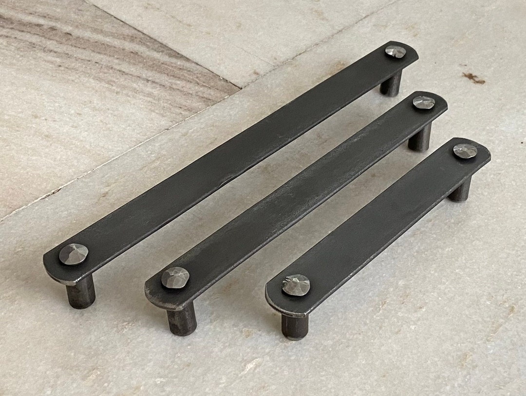 Iron Simple Handle, Kitchen Cabinet Handles, Wardrobe Handles, Black ...