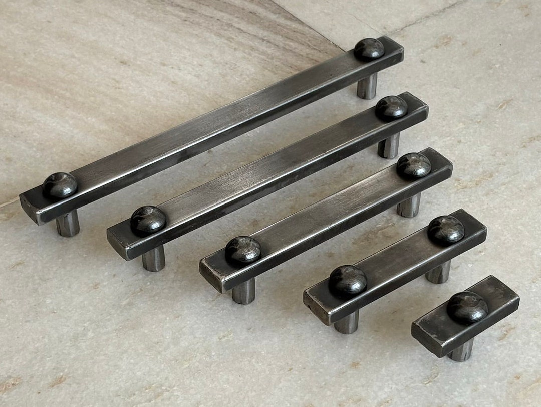 Iron Pipe Handles, Kitchen Cabinet Handles, Wardrobe Handles, Black ...