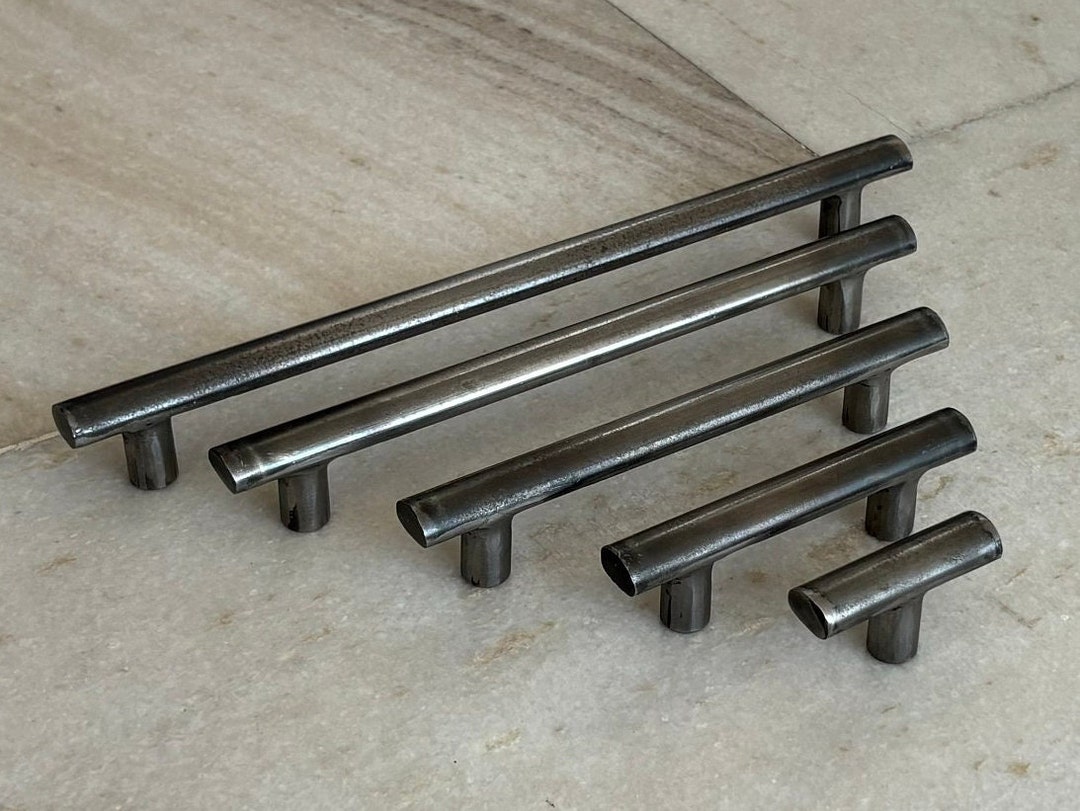 Iron Pipe Handle, Kitchen Cabinet Handles, Wardrobe Handles, Black Iron ...