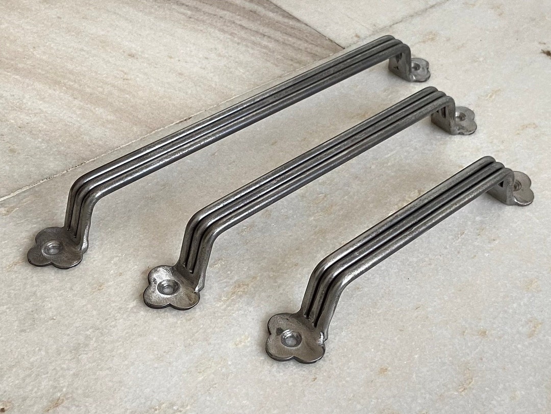 Iron Handles, Kitchen Cabinet Handles, Wardrobe Handles, Black Iron ...