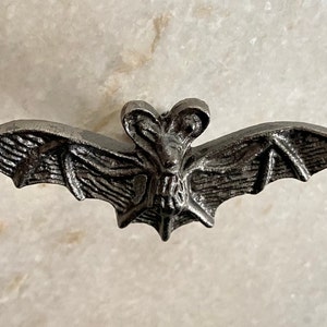 Cast Iron Bat Knob, Kitchen Cabinet Knobs, Wardrobe Knobs, Black Cast ...
