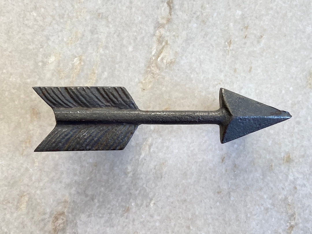 Cast Iron Handle With Arrow Design, Kitchen Cabinet Handles, Wardrobe ...