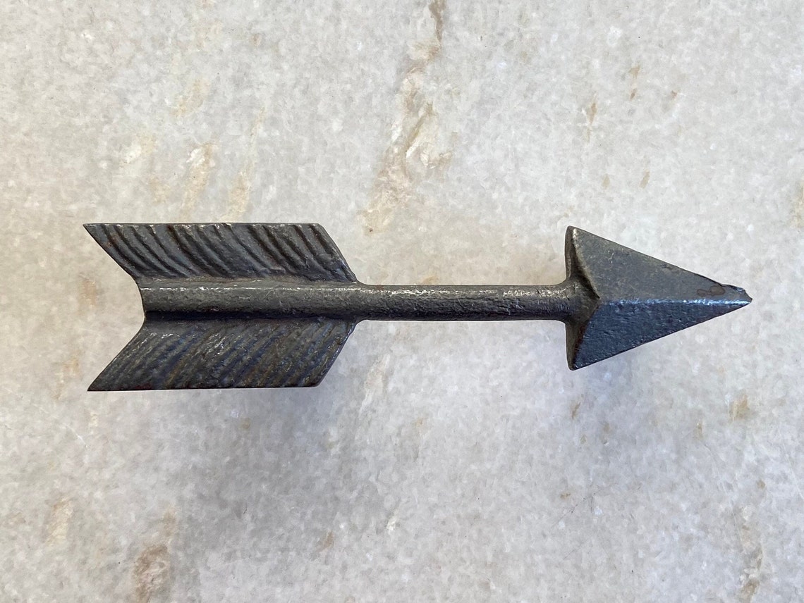 Cast Iron Handle With Arrow Design Kitchen Cabinet Handles | Etsy