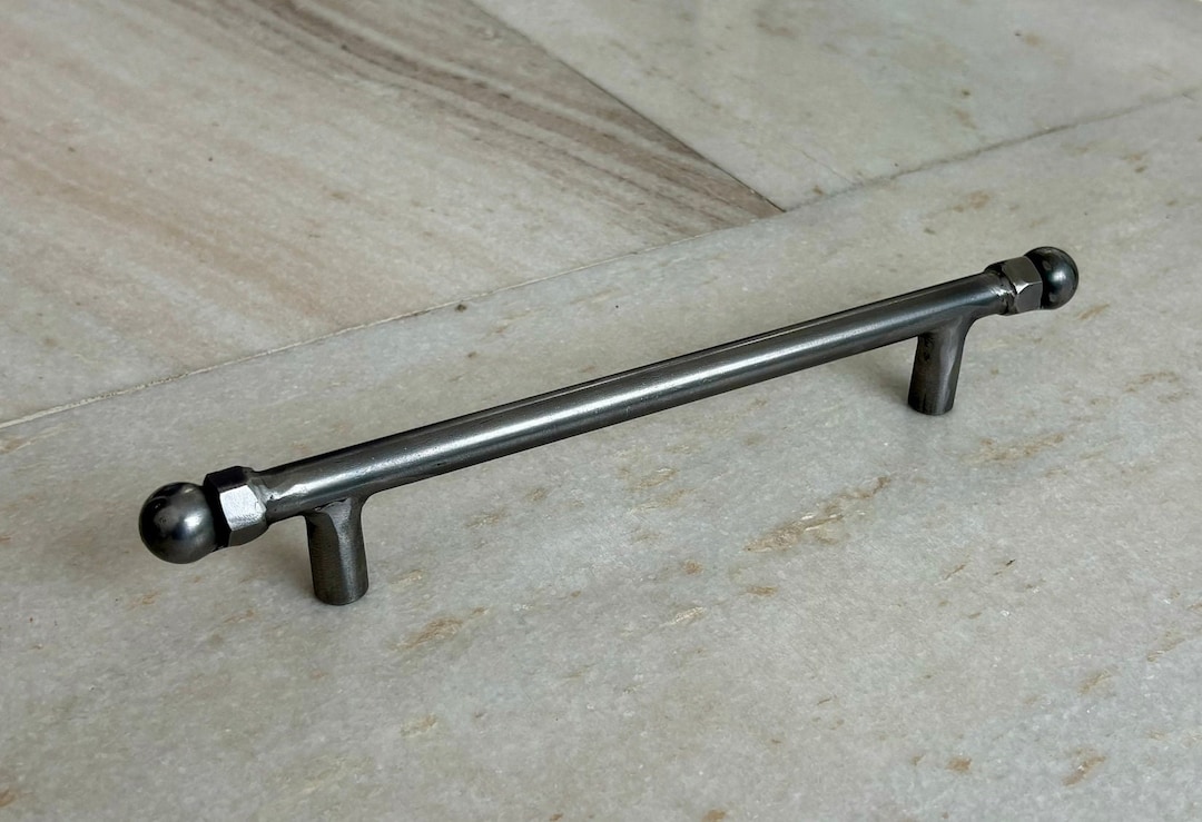 Iron Rod Handle With Ball Ends, Kitchen Cabinet Handles, Wardrobe ...