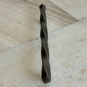 Iron Twisted Handles, Kitchen Cabinet Handles, Wardrobe Handles, Black ...