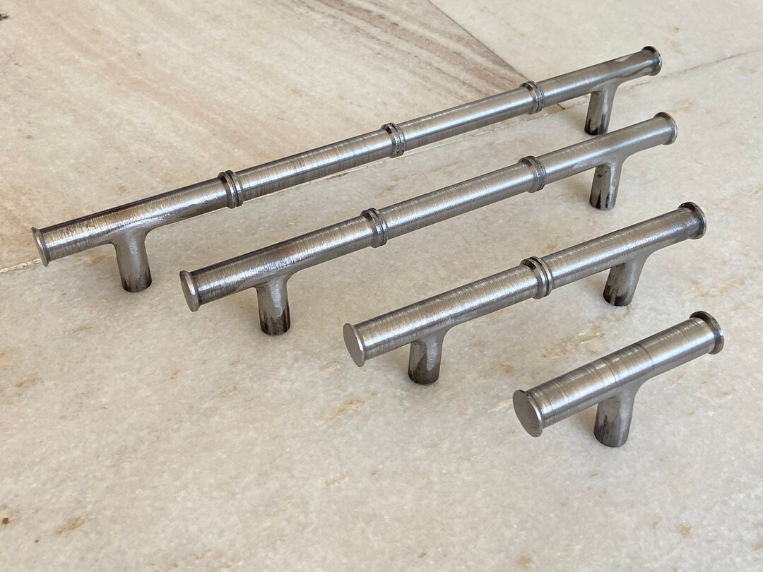 Iron Handles and Knob, Kitchen Cabinet Handles, Wardrobe Handles, Black ...