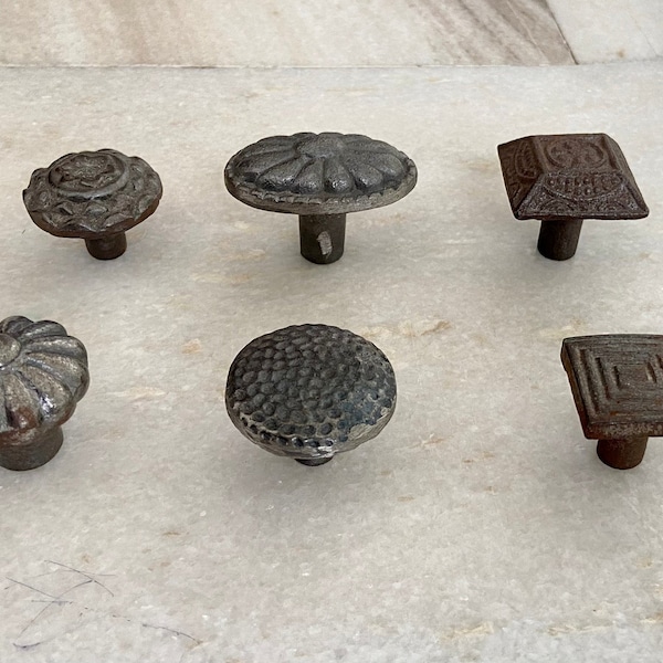 Cast Iron Cabinet Knob - Etsy
