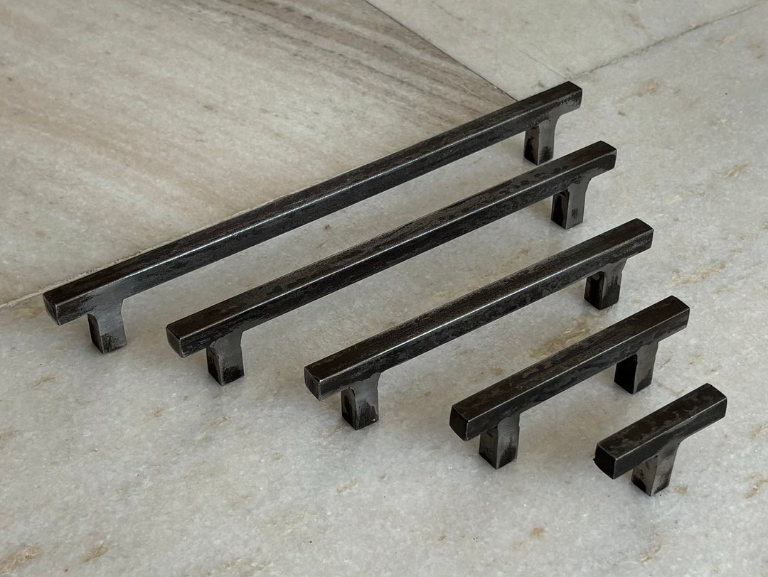Iron Handles, Kitchen Cabinet Handles, Wardrobe Handles, Black Iron ...