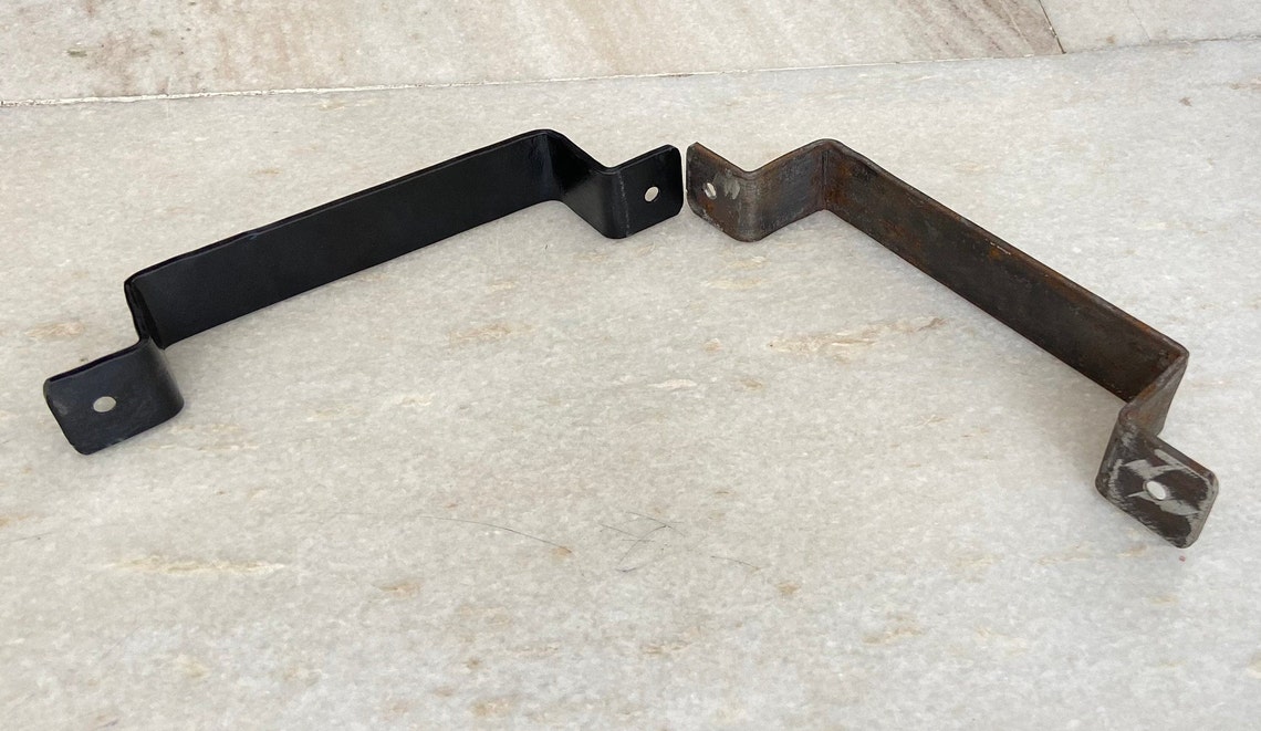 Handmade Flat Iron Handle: Barn Door, Cabinet, or Drawer Pull - Etsy
