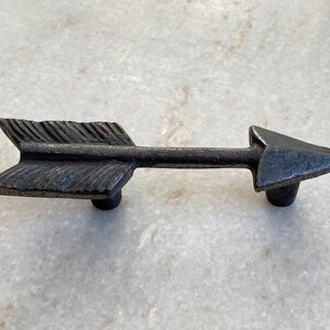 Cast Iron Handle With Arrow Design, Kitchen Cabinet Handles, Wardrobe ...