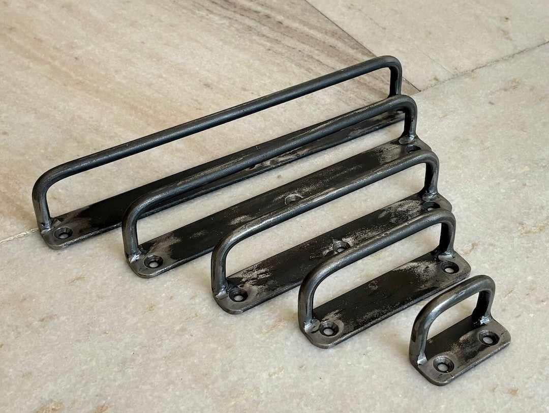 Iron Handles, Kitchen Cabinet Handles, Wardrobe Handles, Black Iron ...