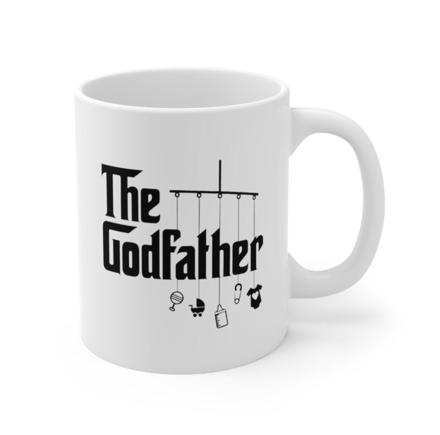 Funny Godfather Mug Baby Baptism Christening Coffee Cup 11oz/15oz White ...