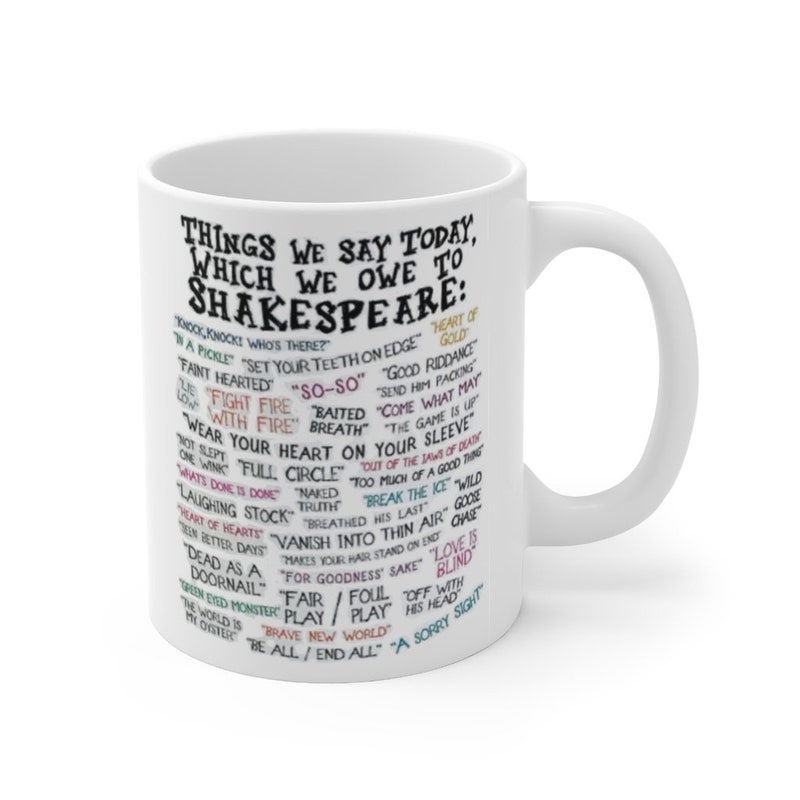 Shakespeare Mug - Etsy