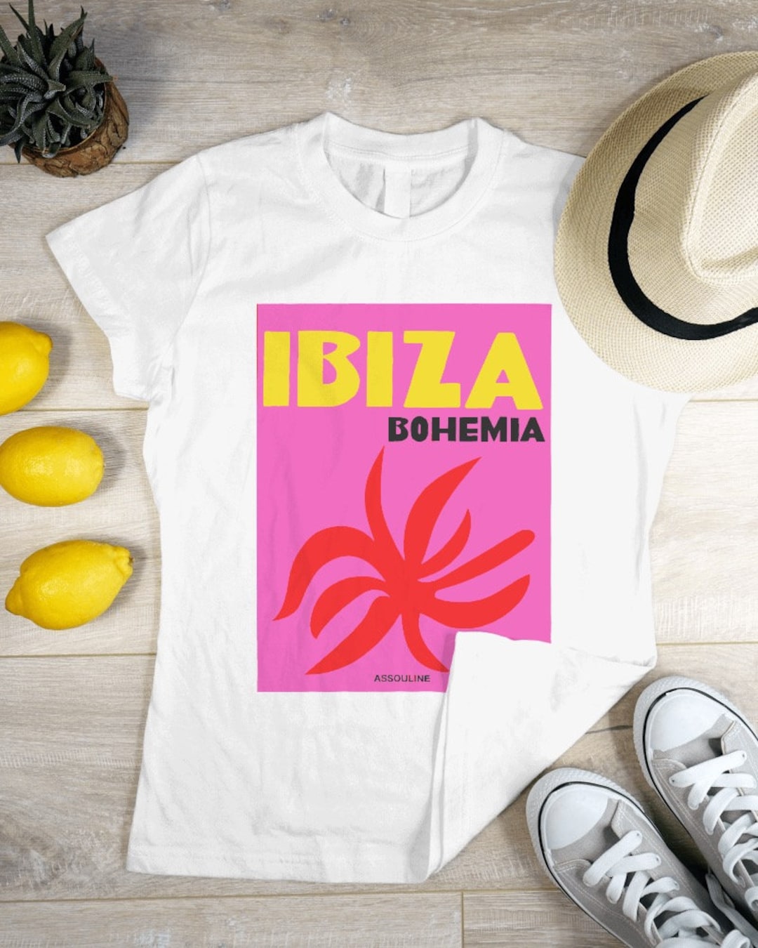 T-shirt Ibiza Vibes: esprit de fête inspiré d'Assouline, enveloppé avec ...
