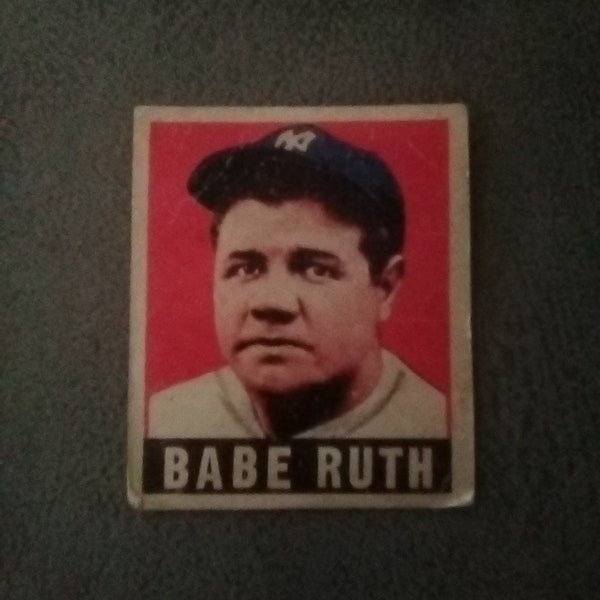 Babe Ruth - Etsy