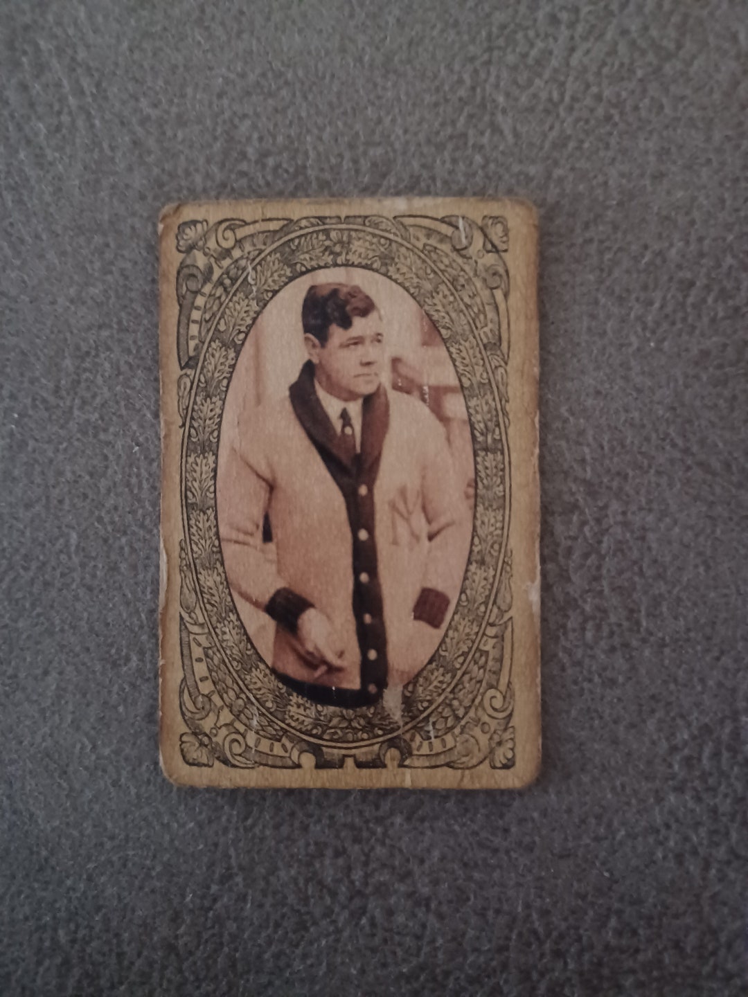 Babe Ruth Baseball Tobacco Card. Fatima Turkish Cigarettes. Undated ...