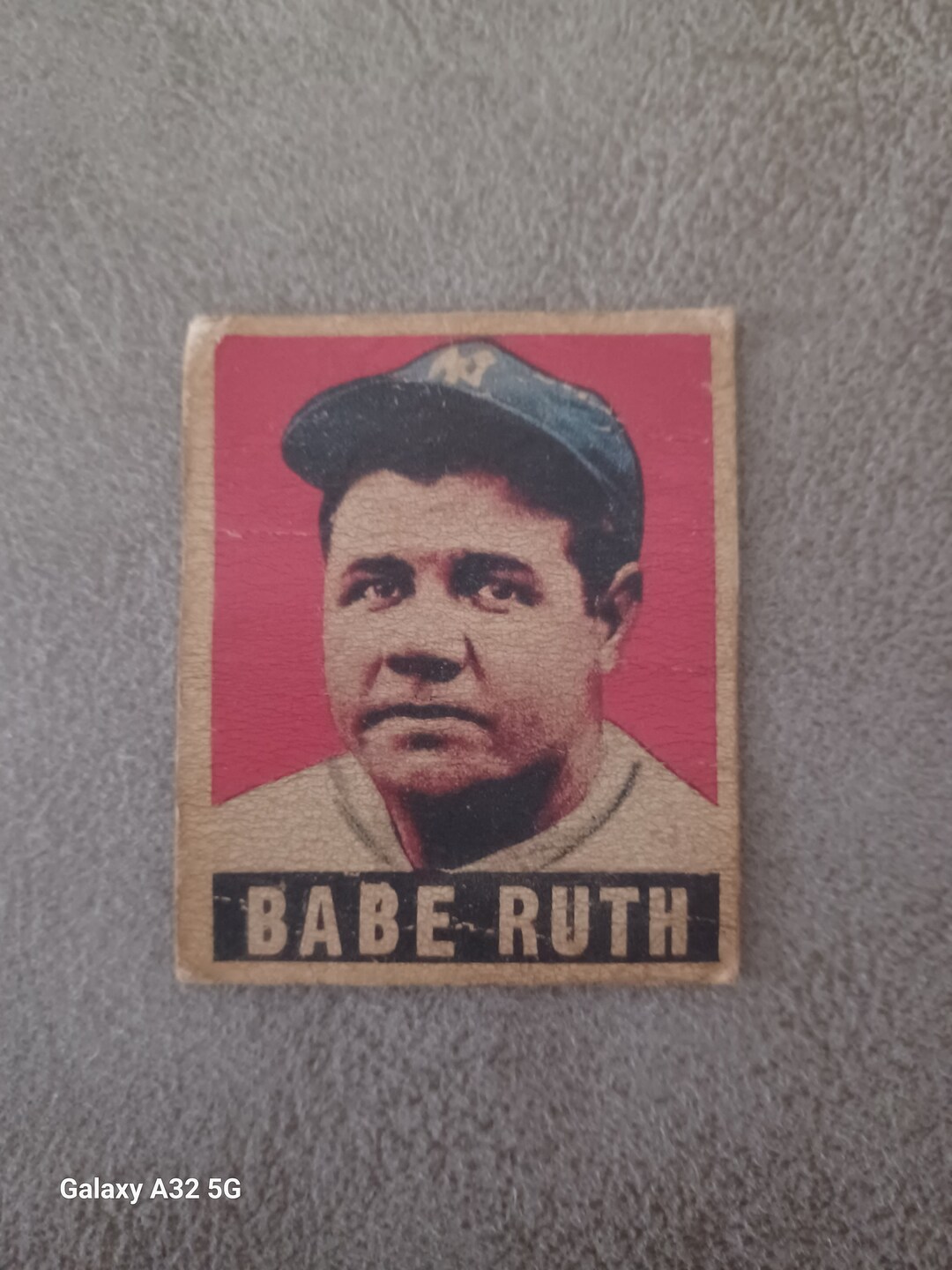 Babe Ruth Baseball Card 3 as Shown. Dated 1949. Leaf Gum Co. Used. Fair ...
