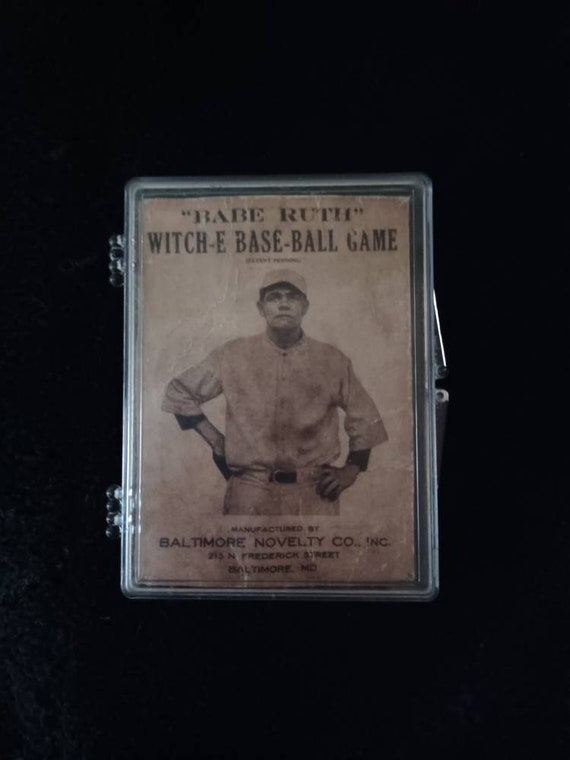 Babe Ruth Signed Baseball Card
