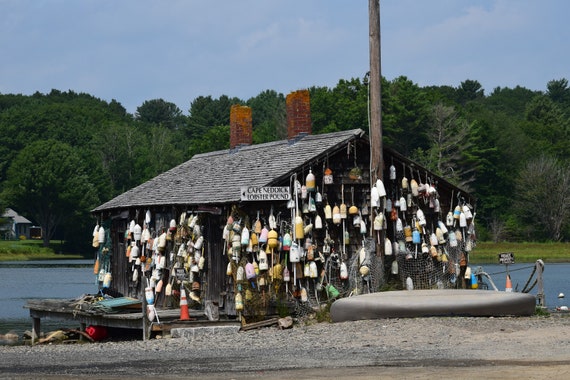 Cape Neddick Lobster Pound Shack Lobster Buoys Piers - Etsy
