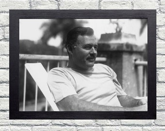 Ernest Hemingway Wall Art | Etsy