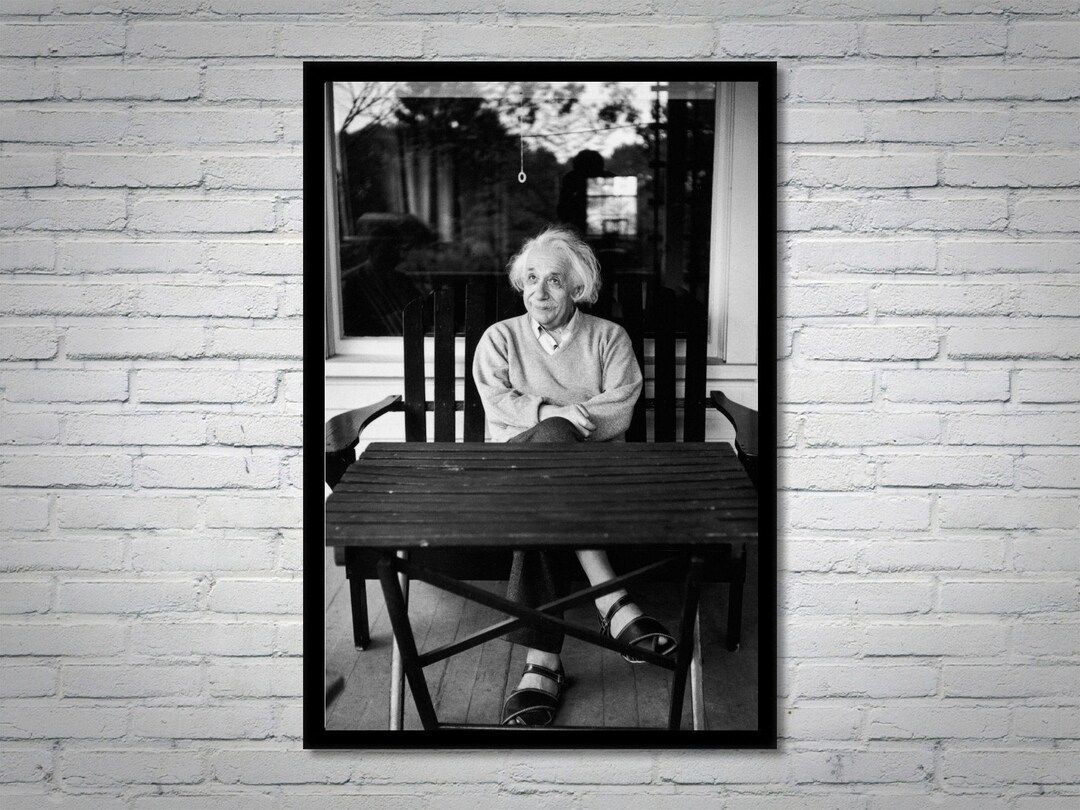 Albert Einstein Vintage Photograph: Retro Wall Art Print - Etsy