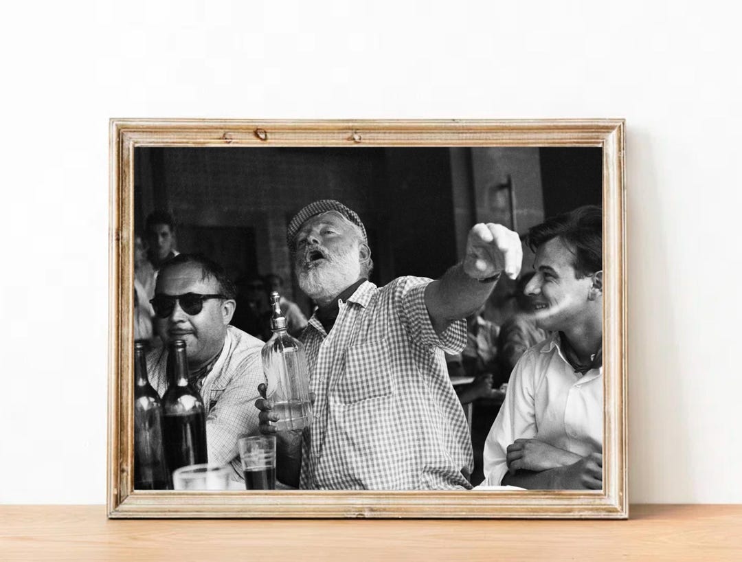 Ernest Hemingway SPECIAL OFFER Vintage Photograph - 11X14''/ 27x35cm ...