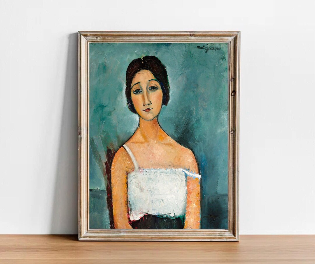 Christina (1918) by Amedeo Modigliani - French Poster Print - Parisian ...