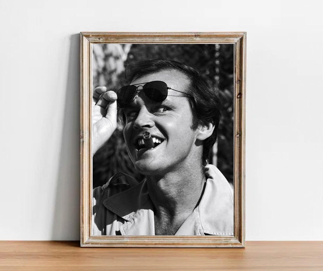 Jack Nicholson Vintage Photograph - Classic Hollywood Movie Poster - Etsy