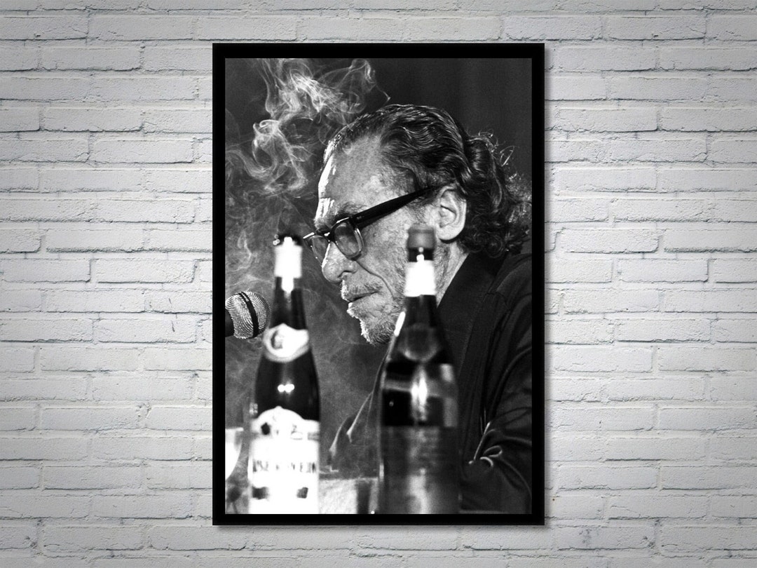 Charles Bukowski Vintage Photograph - Inspirational Art Poster - Etsy