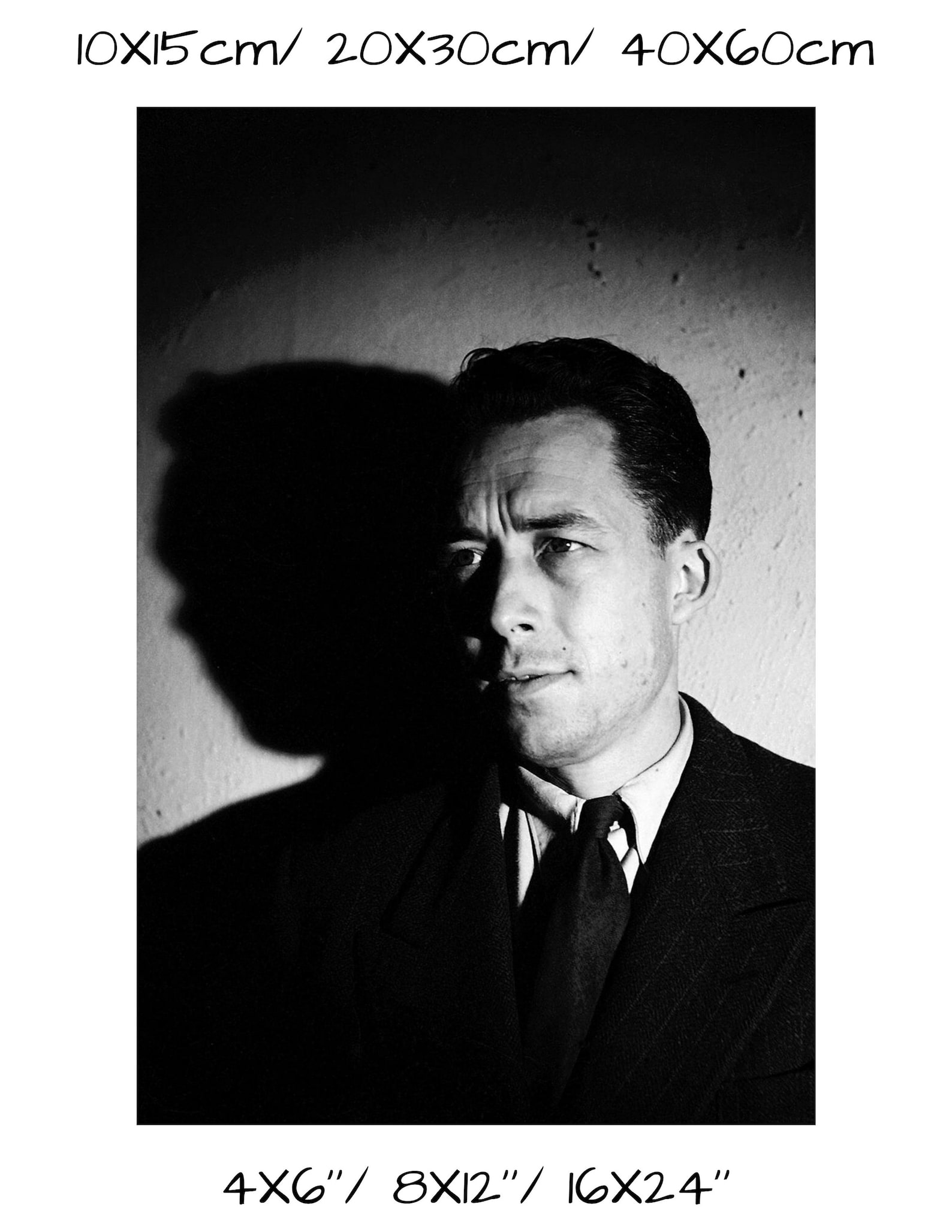Albert Camus Vintage Photograph Retro Wall Art Albert - Etsy