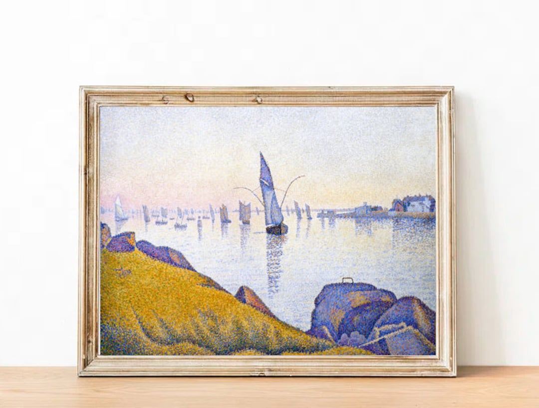 Paul Signac, evening Calm French Poster Print Parisian Apartment Decor ...