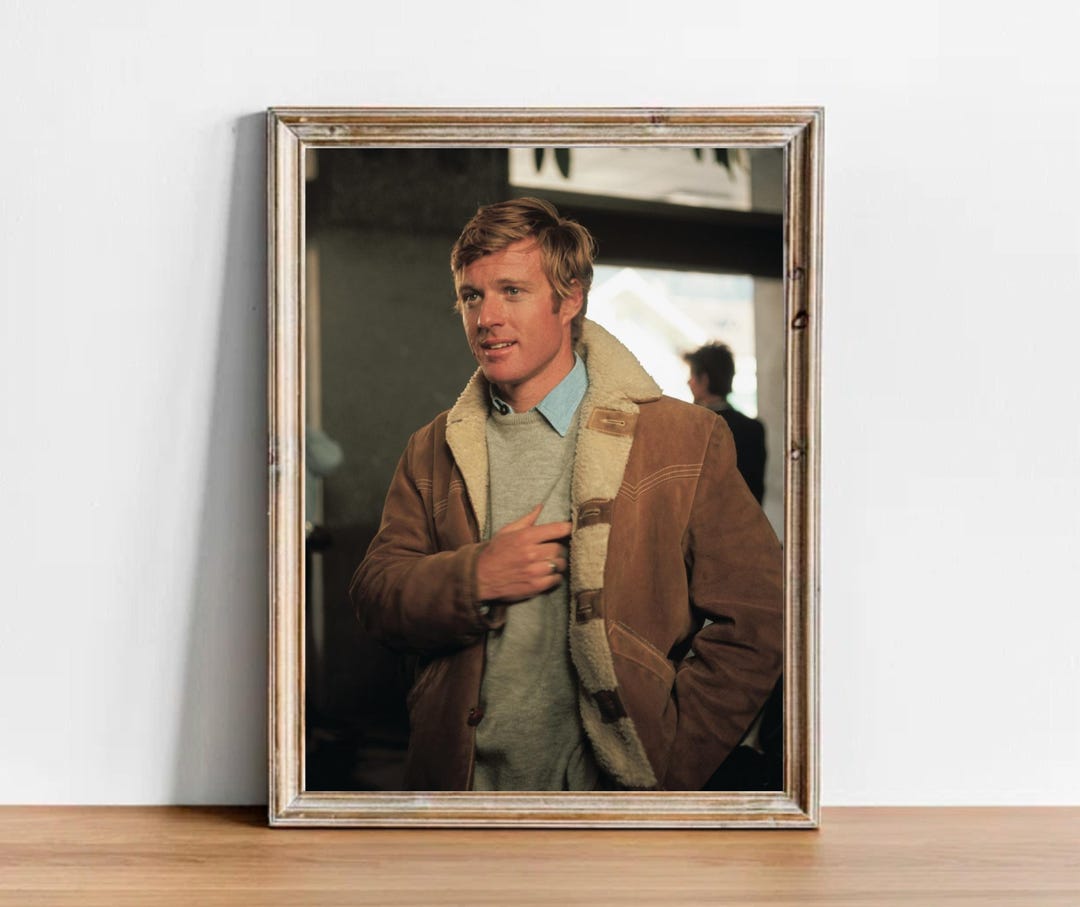 Robert Redford Vintage Photograph - Classic Hollywood Movie Poster - Etsy