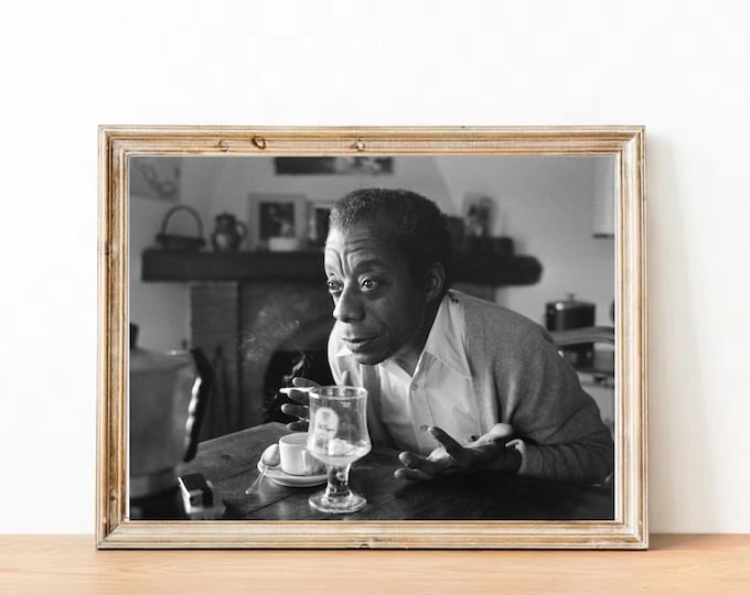 DIGITAL - James Baldwin #2 - Physical Print, Black Lives Matter, Civil ...