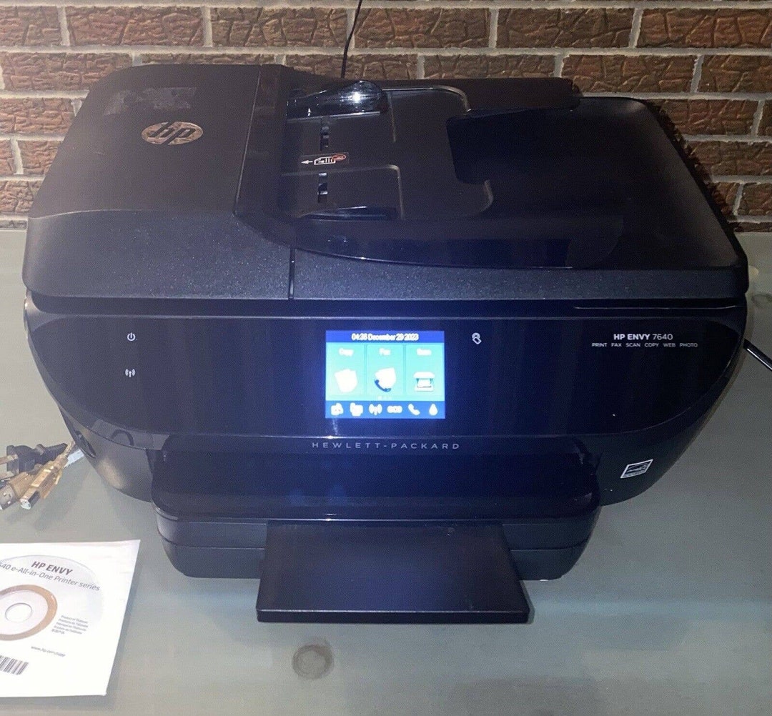 HP Envy 7640 All-in-one Printer Fax Scan Copy Web Photo Tested ...