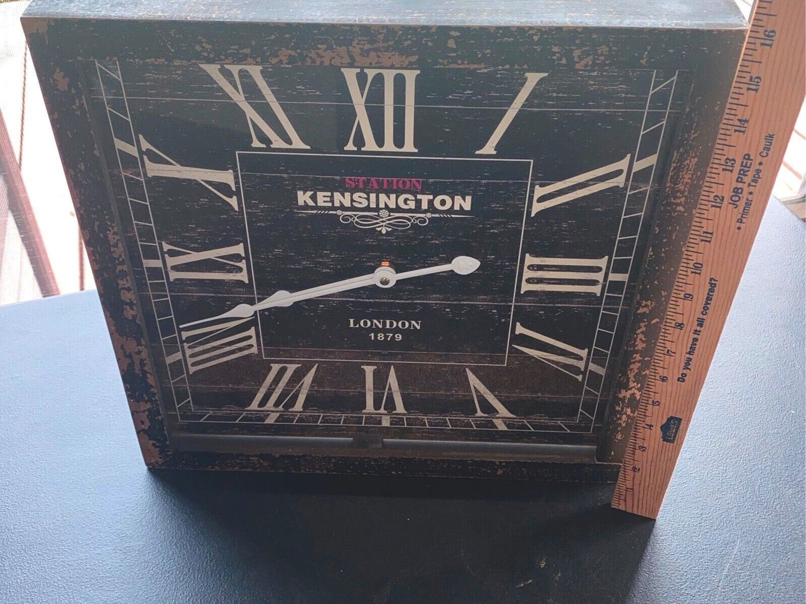 Vintage Kensington Station London Clock 1879 Yosemite Square Wooden ...