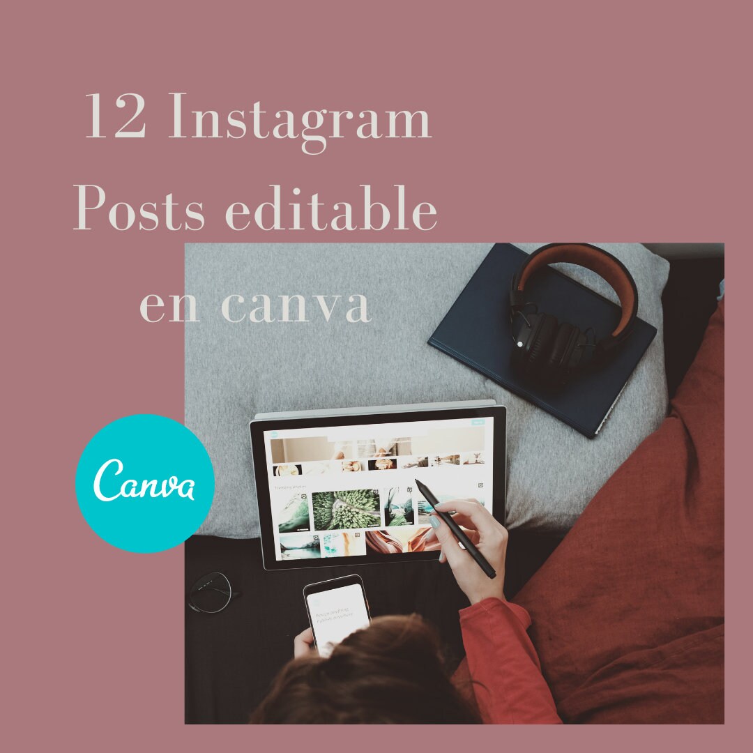 Plantillas Editables Canva Etsy