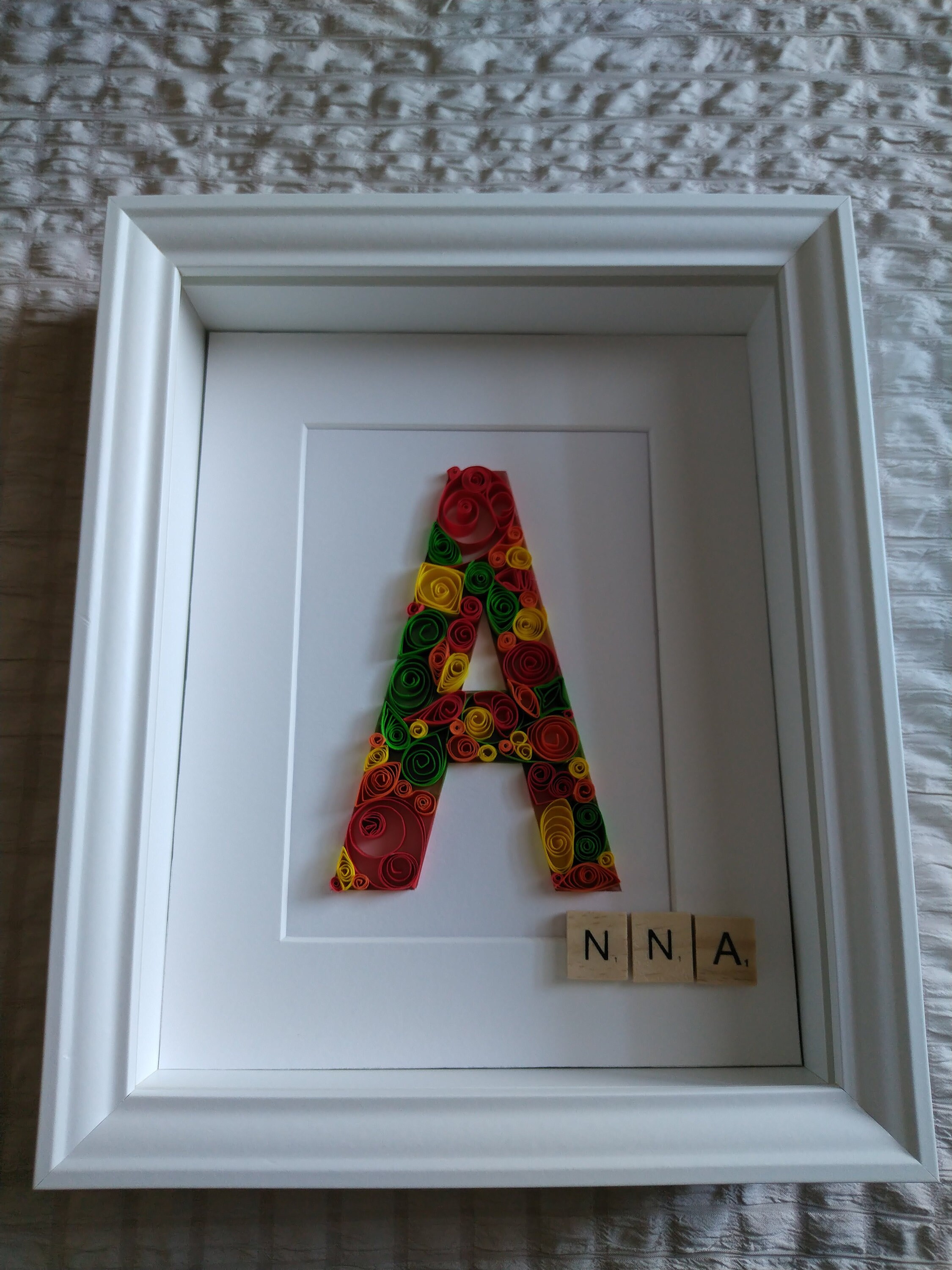 Custom Quilled Individual LETTER/NUMBER of Your Choice - Etsy