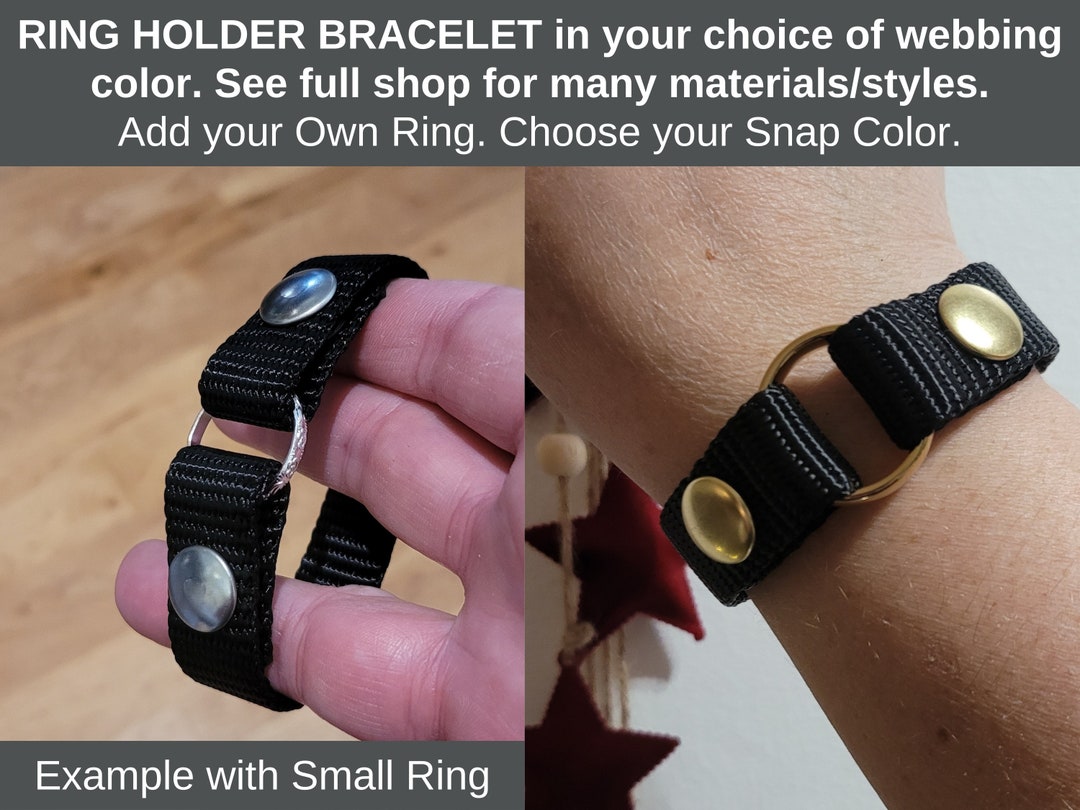 Widow Bracelet | Beautiful RING HOLDER Wedding Band Bracelet | Custom ...