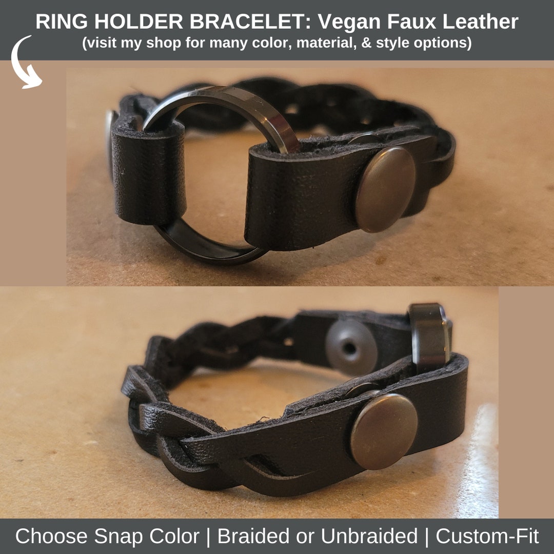 Add a Loved One's Ring! Memorial Jewelry Widow Ring Holder Bracelet ...