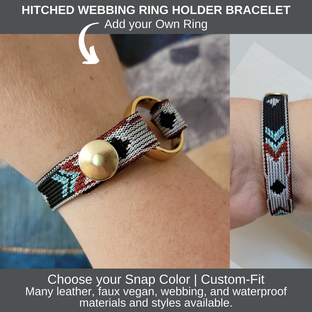 Ring Holder Bracelet | Beautiful Cloth Wedding Band Bracelet ...
