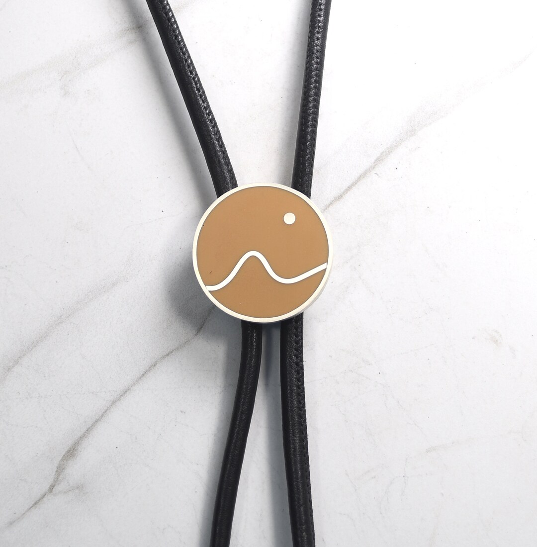 Bolo Tie, Sterling Silver Bolo, Resin, Modern Design, Desert Dream ...