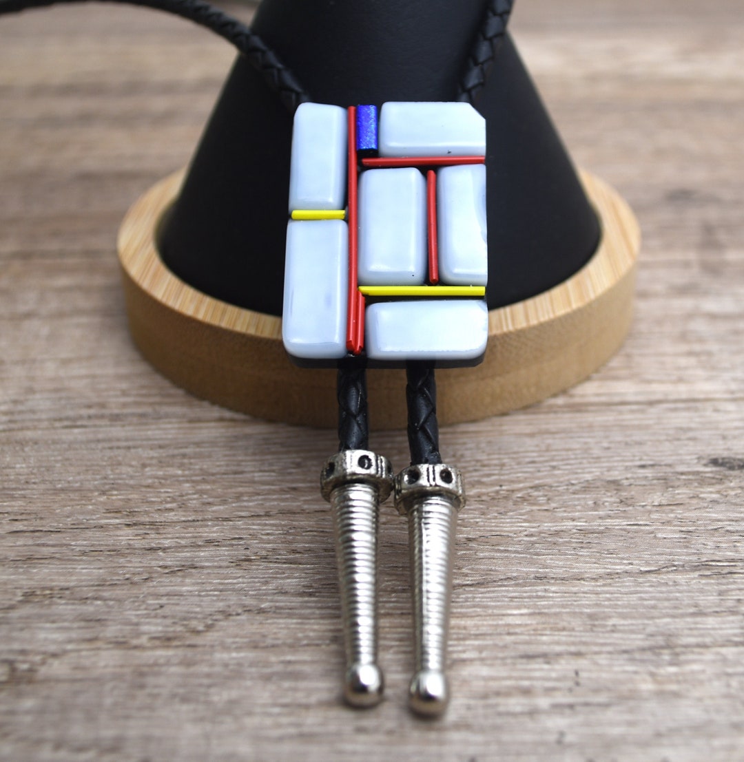 Bolo Tie Mondrian Inspired Modern Art Neckwear Vibrant - Etsy
