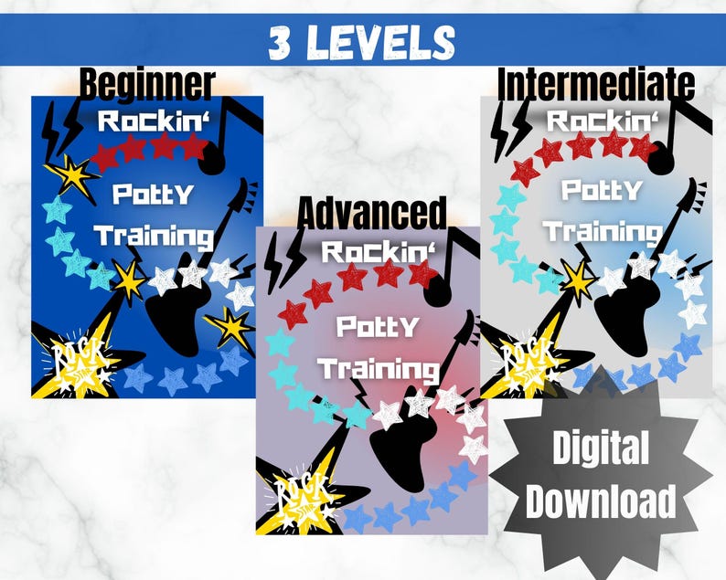 Potty Training Reward Chart, Positive Behavior Reinforcement for ...